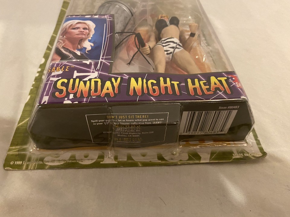 1998 WWF Jakks Sable Wrestling figure WWE MOC Sunday Night Heat 1999 | eBay
