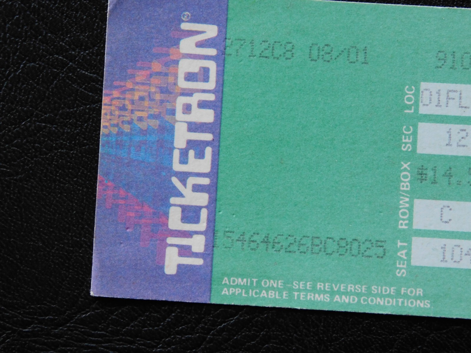 Unused David Lee Roth Concert Ticket - Freedom Hall 1986 - Ticketron ...