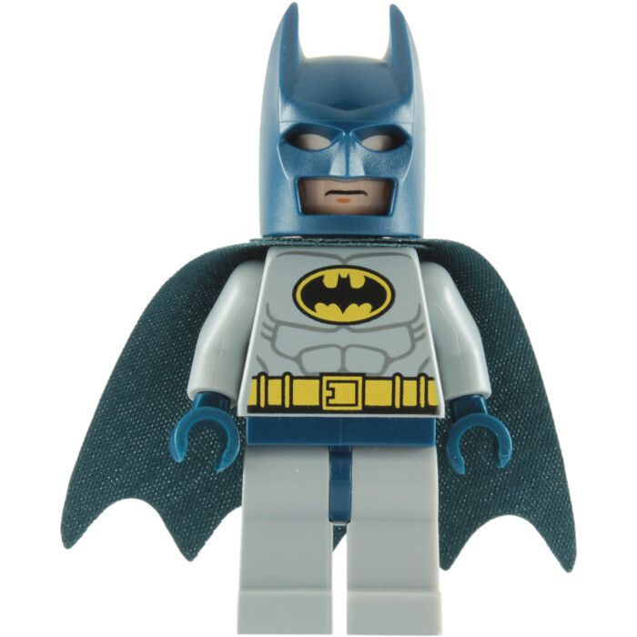 NEW Lego Batman 6857 6860 Light Bluish Gray Suit (Type 2 Cowl ...