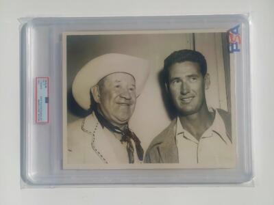 PSA Type 1 Iconic Photo of Jim Thorpe & Ted Williams~None Finer | eBay