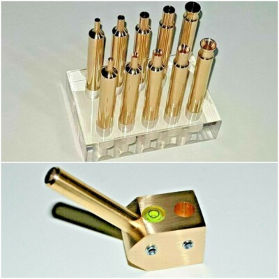 2x 6mm, 10pcs Brass Dop Stick & Brass Angle Dop for Lapidary Faceting ...