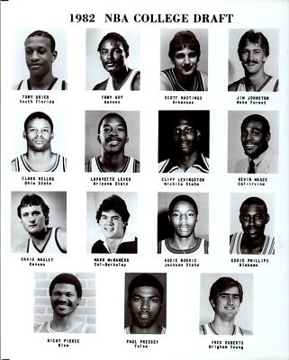 Vintage Press Photo Basketball 1982 NBA College Draft Clark Kellogg | eBay