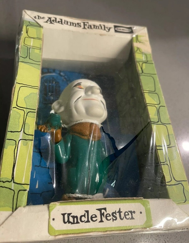 Vintage 1964 Uncle Fester Remco figure Addams Family In Box RARE SEALED ...