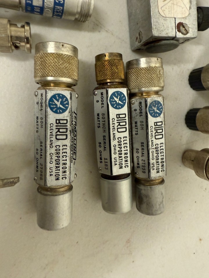 Ham Radio Parts 3X Bird Coaxial Resistors, Narda Attenuators, Dummy ...