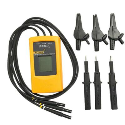 Fluke 9040 F9040 LCD Digital 3 Phase Rotation Indicator Tester Meter ...