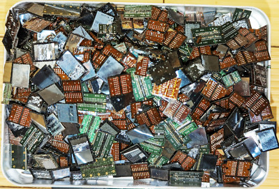 139.5 g / 4.92 oz of Scrap BGA RAMBUS RAM Memory IC Chips for Gold ...
