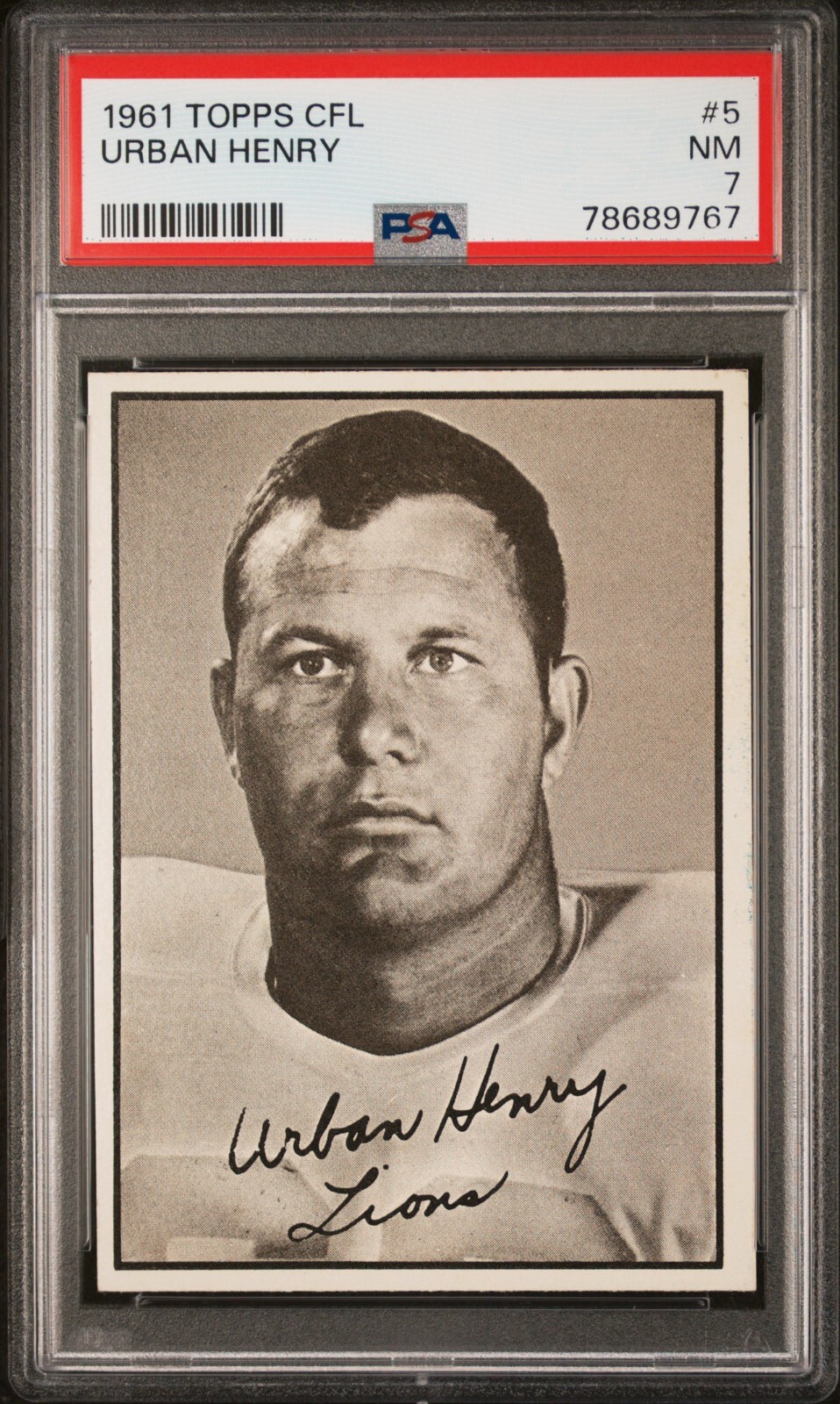 1961 Topps CFL - #5 Urban Henry (RC) for sale online | eBay