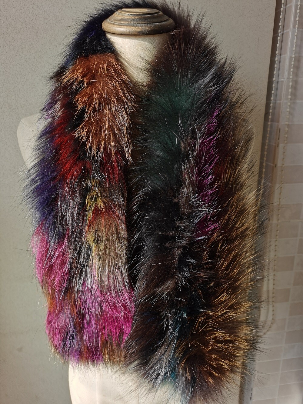 Women Real Best Silver Fox Fur Scarf Winter Warm Neckerchief Muffler ...