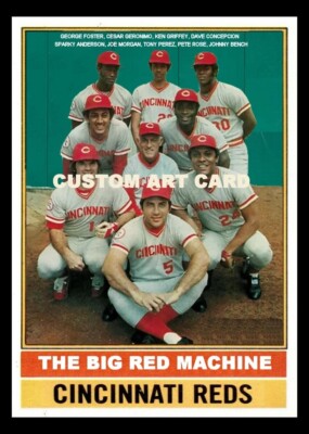 Cincinnati Reds Big Red Machine Custom ACEO Art Card Blank Back | eBay