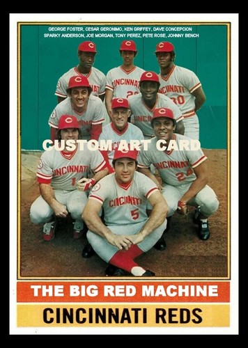 Cincinnati Reds Big Red Machine Custom ACEO Art Card Blank Back | eBay