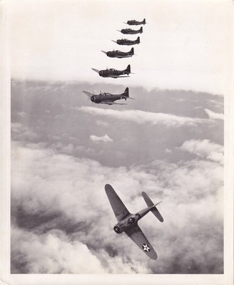 Original WWII Navy 8x10 Photo DOUGLAS SBD DAUNTLESS DIVE BOMBERS ...