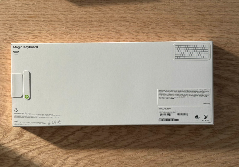 Apple Magic Keyboard - White - A3203 - MXCL3LL/A - USB-C | eBay