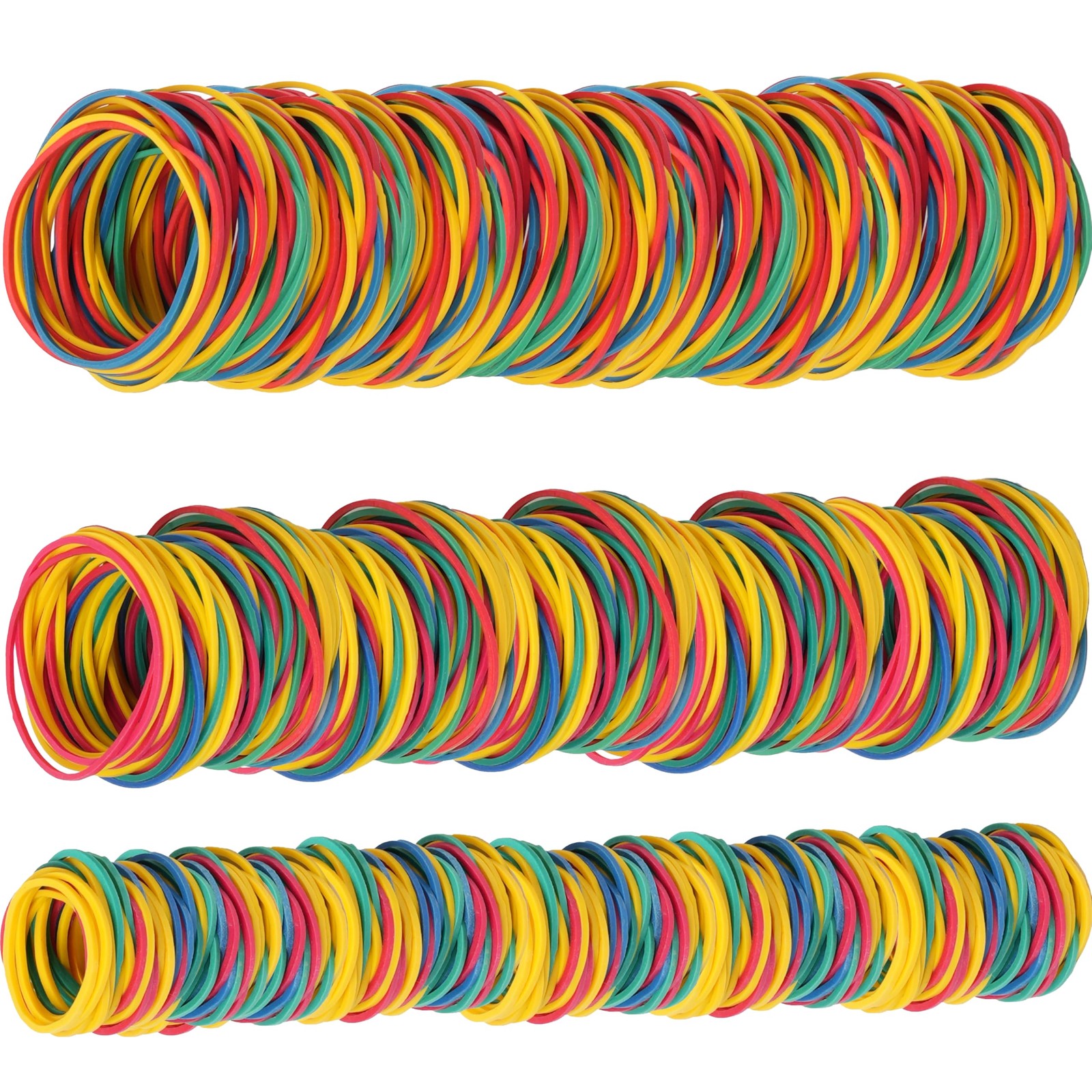 Rubber Bands assorted size multicolor 0.5lb rubber bands for office ...