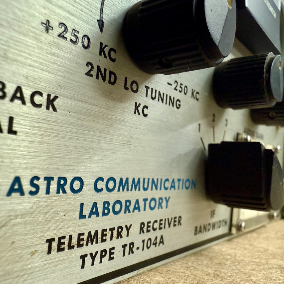 1960s Aerospace Telemetry Receiver Astro Communication Laboratory ACL Ham Radio | eBay