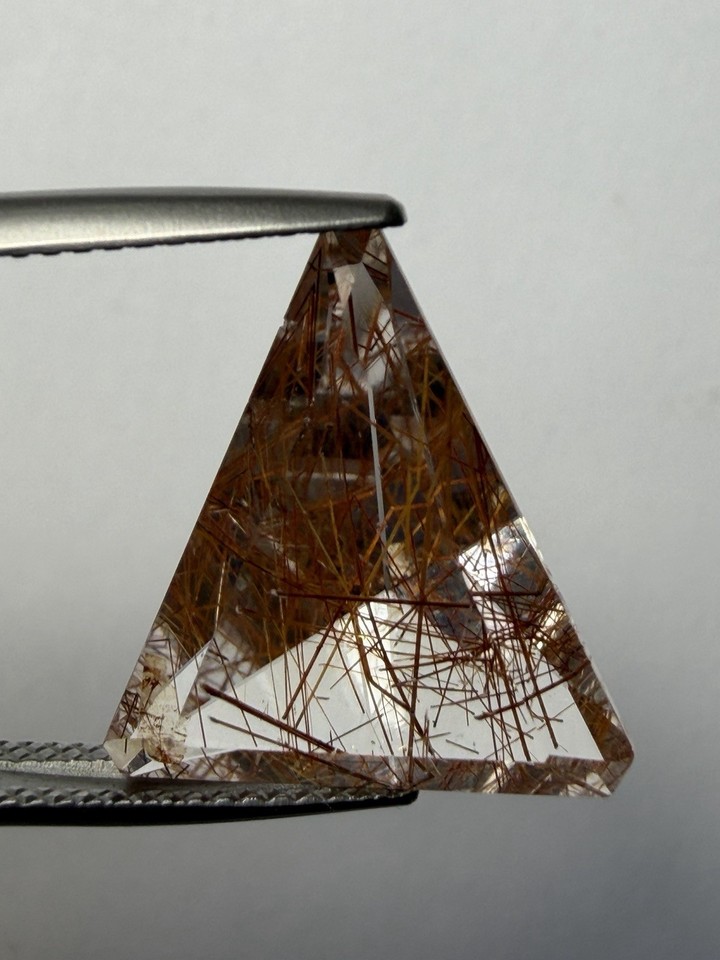 R0012- Rutilated Quartz, Rutile quartz, Angel Hair, Red Rutilated ...