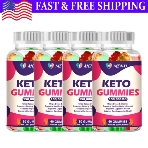 Keto ACV BHB Gummies For Fat Burn Weight Loss Detox Keto Diet Pills 60 ...