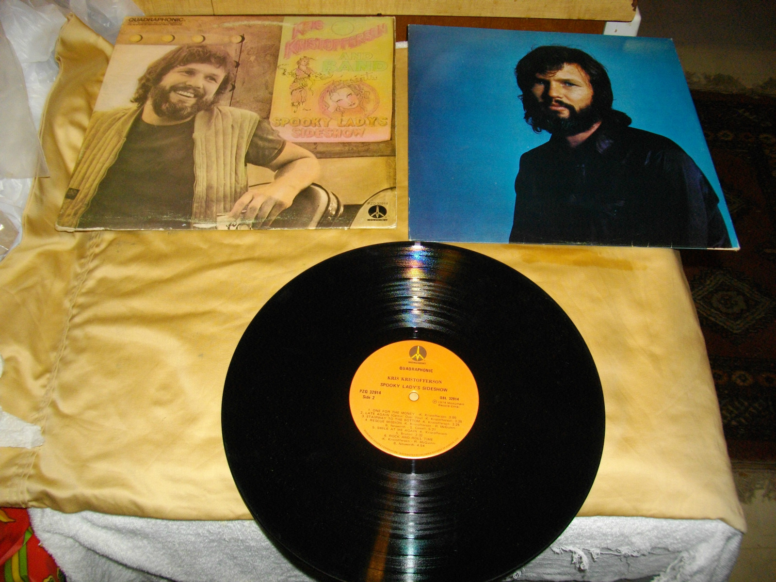 kris kristofferson and band spooky lady's sideshow quadraphonic pzq ...
