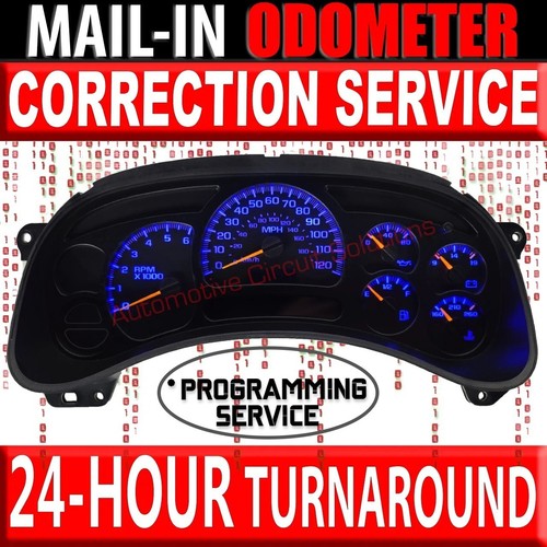03-07 GM Chevy Sierra Silverado Instrument Cluster *Mileage ODOMETER ...