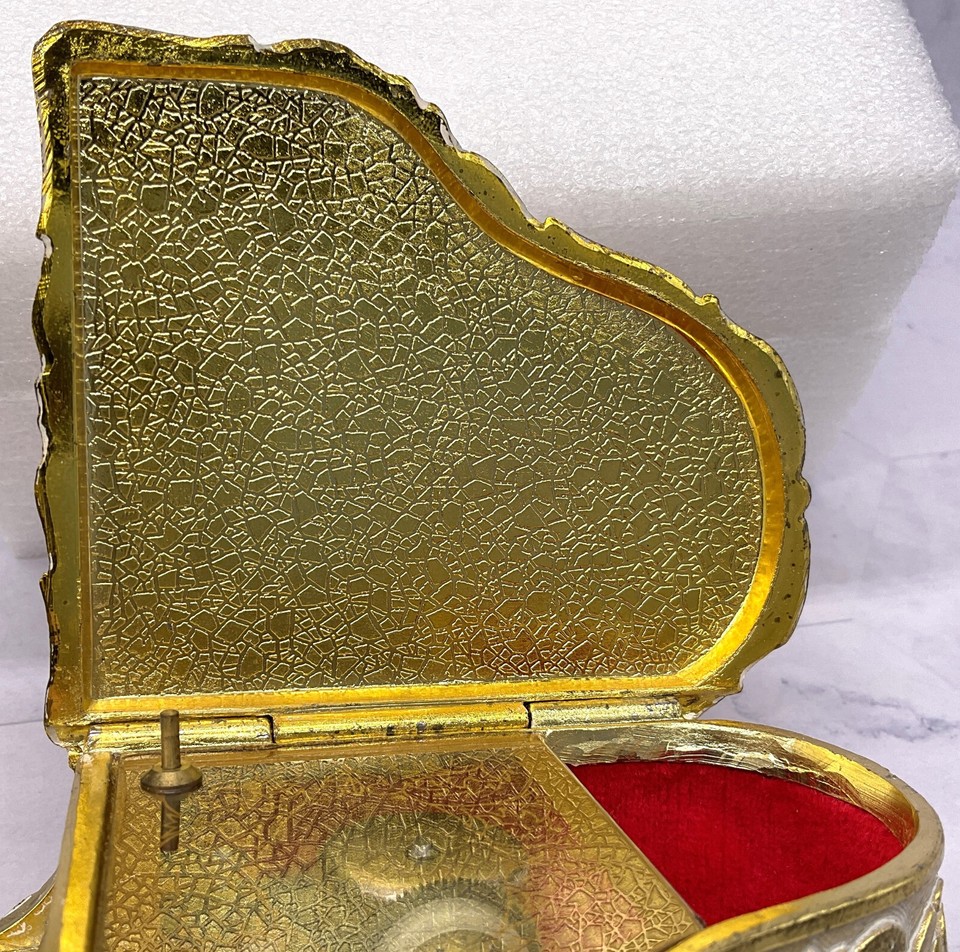 Vintage Cameo Piano Trinket Music Box Sankyo Made in Japan | eBay