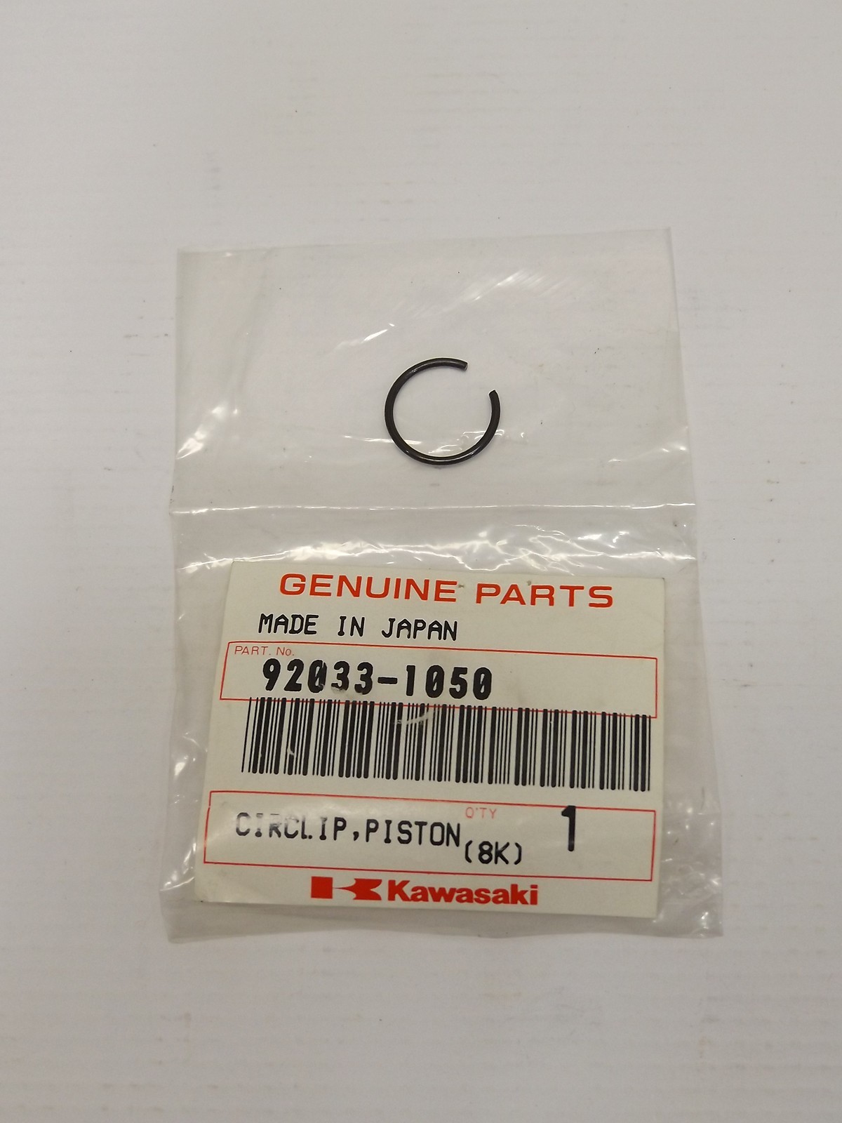 NOS KAWASAKI 92033-1050 PISTON SNAP RING KX80 ZR550 KX100 KX85 | eBay