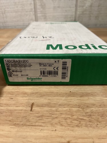 NEW SCHNEIDER 140CRA31200 Ethernet RIO Drop Adaptor | eBay