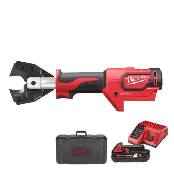 Milwaukee FORCE LOGIC M18 ONEHCC-201C CU/AL-SET Hydraulic Remote ...