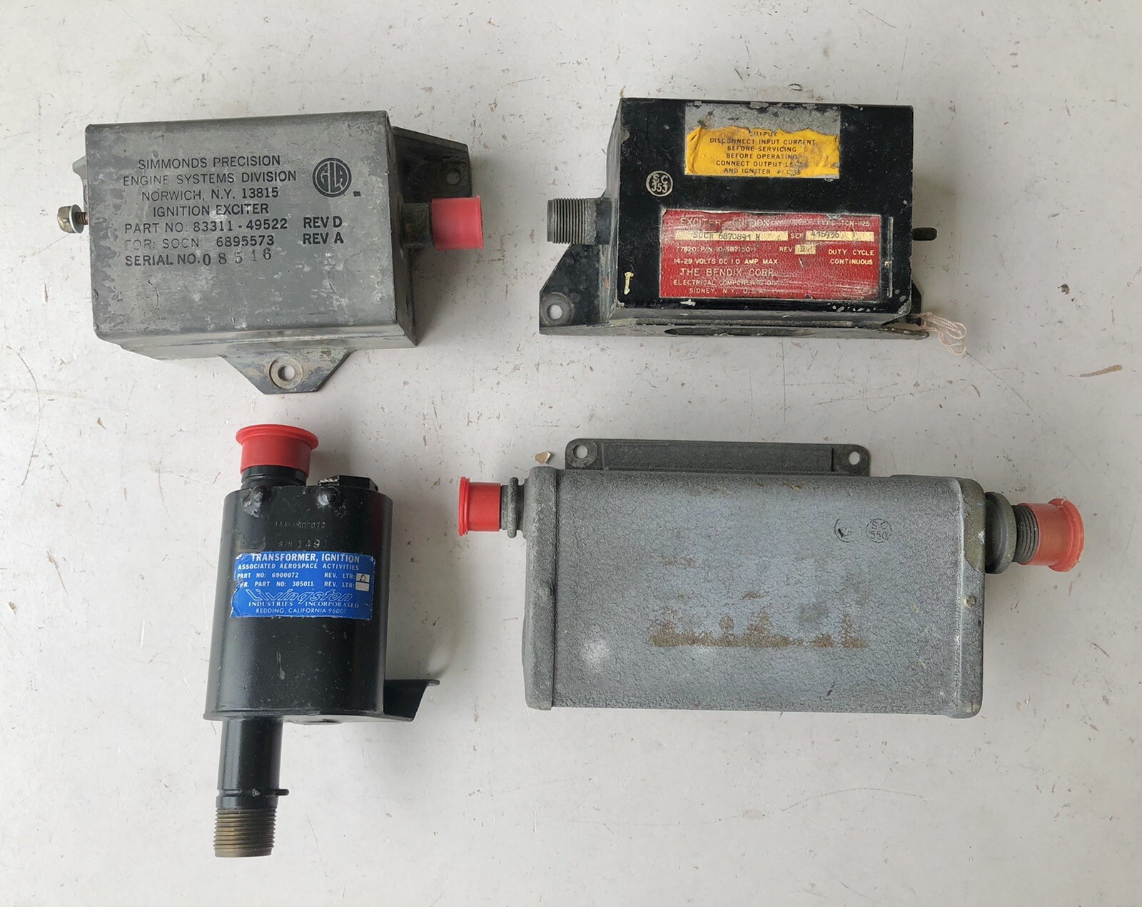 1 Lot Ignition Exciters (4 pcs) Bendix, Simmonds, Livingston | eBay
