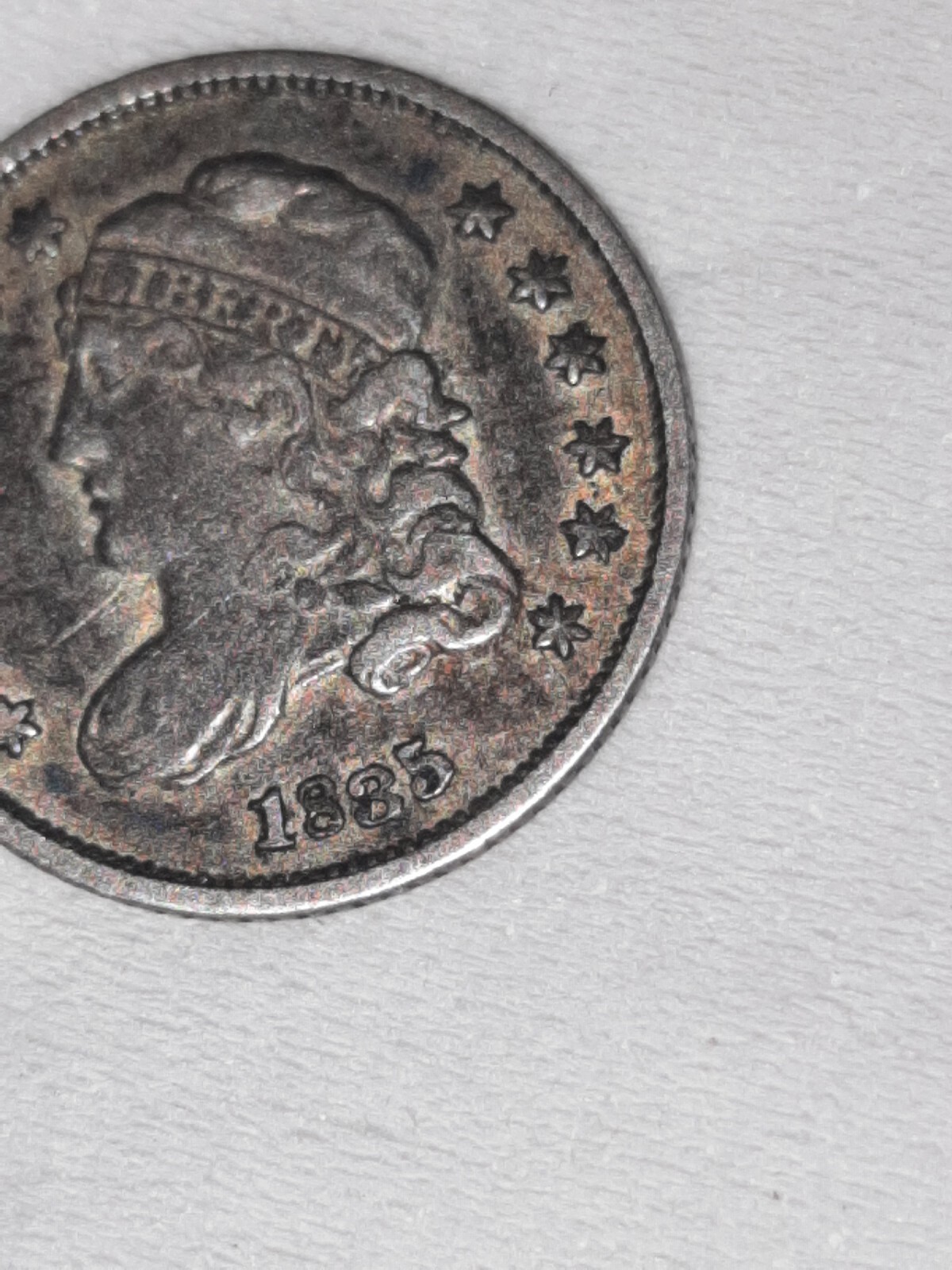 1835 Capped Bust Half Dime Small Date Fine + Coin | eBay