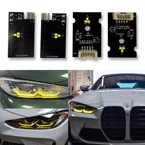Yellow Angel Eye DRL LED Board For BMW G80 G82 G22 M3 M4 430i M440i ...