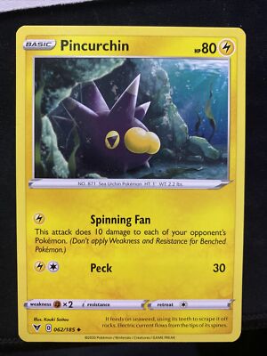 4x Pincurchin 62/185 S&S: Vivid Voltage Uncommon Mint/NM Pokemon | eBay