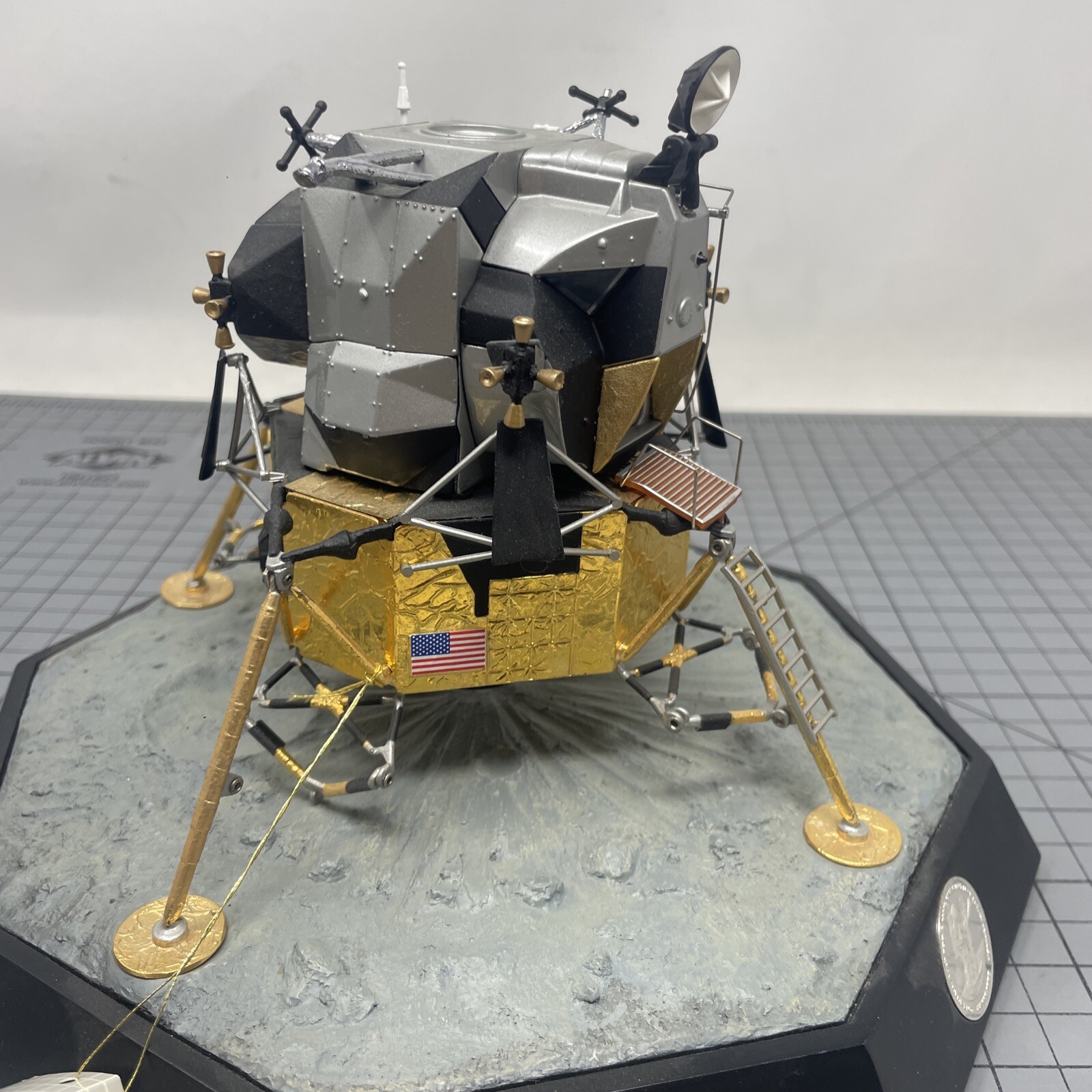 Franklin Mint Apollo 11 First Lunar Moon Module NASA 1:48 Scale Diecast ...