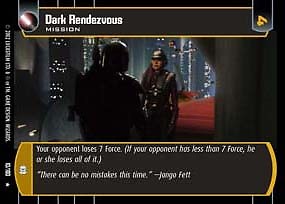 Star Wars TCG: Dark Rendezvous - Foil [Moderately Played] Attack of the ...