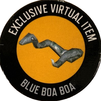 Roblox Celebrity Series 2 PA00 BLUE BOA BOA *Code Only* Virtual Item ...