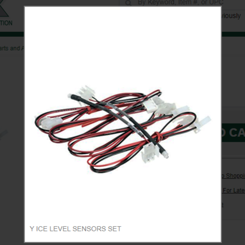 Y ICE LEVEL SENSORS SET #1011447-168 | eBay