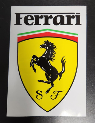 Ferrari Sticker - COLLECTORS | eBay