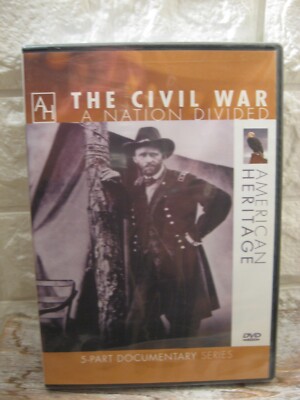 NEW The Civil War: A Nation Divided DVD American Heritage 5 Part ...