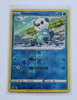 2020 POKEMON OSHAWOTT HOLO TRADING CARD | eBay