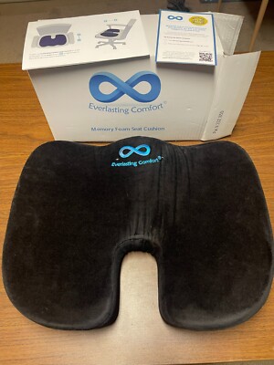 Everlasting Comfort Gel Infused Memory Foam Seat Office Chair Cushion ...