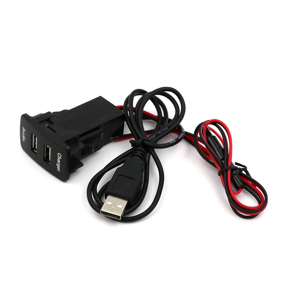 USB Charger Audio Socket For Toyota Tacoma Highlander Land FJ Cruiser ...