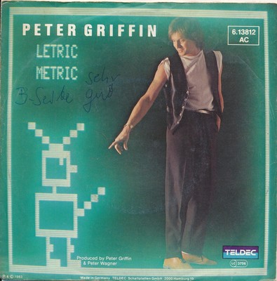 Letric Metric / Time Machine - Peter Griffin - Single 7" Vinyl 277/09 ...