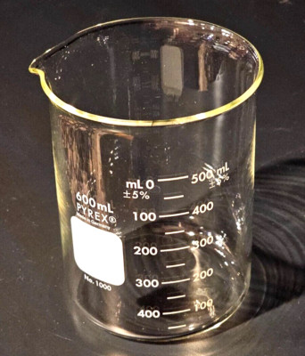 Pyrex 600 ml Beaker - Made in Germany - No. 1000 - Sold in Boxes of 2 ...