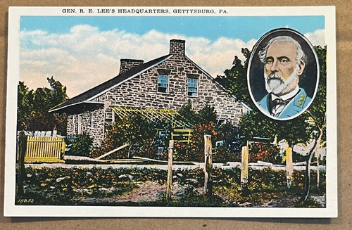VINT UNUSED .01 POSTCARD -GENERAL ROBERT E. LEE'S HEADQUARTERS ...