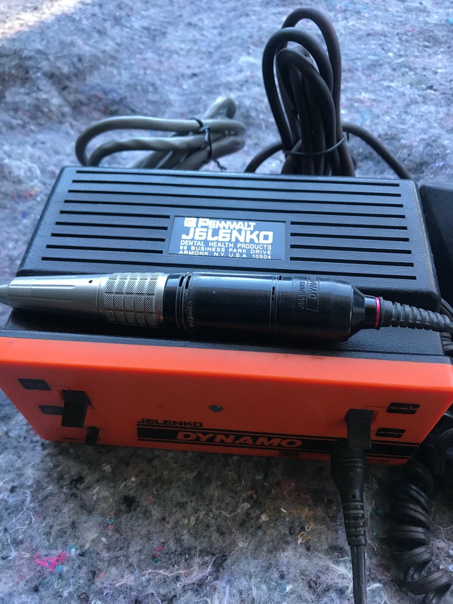 Jelenko Dynamo Plus Dental Handpiece System With Foot Pedal Electric