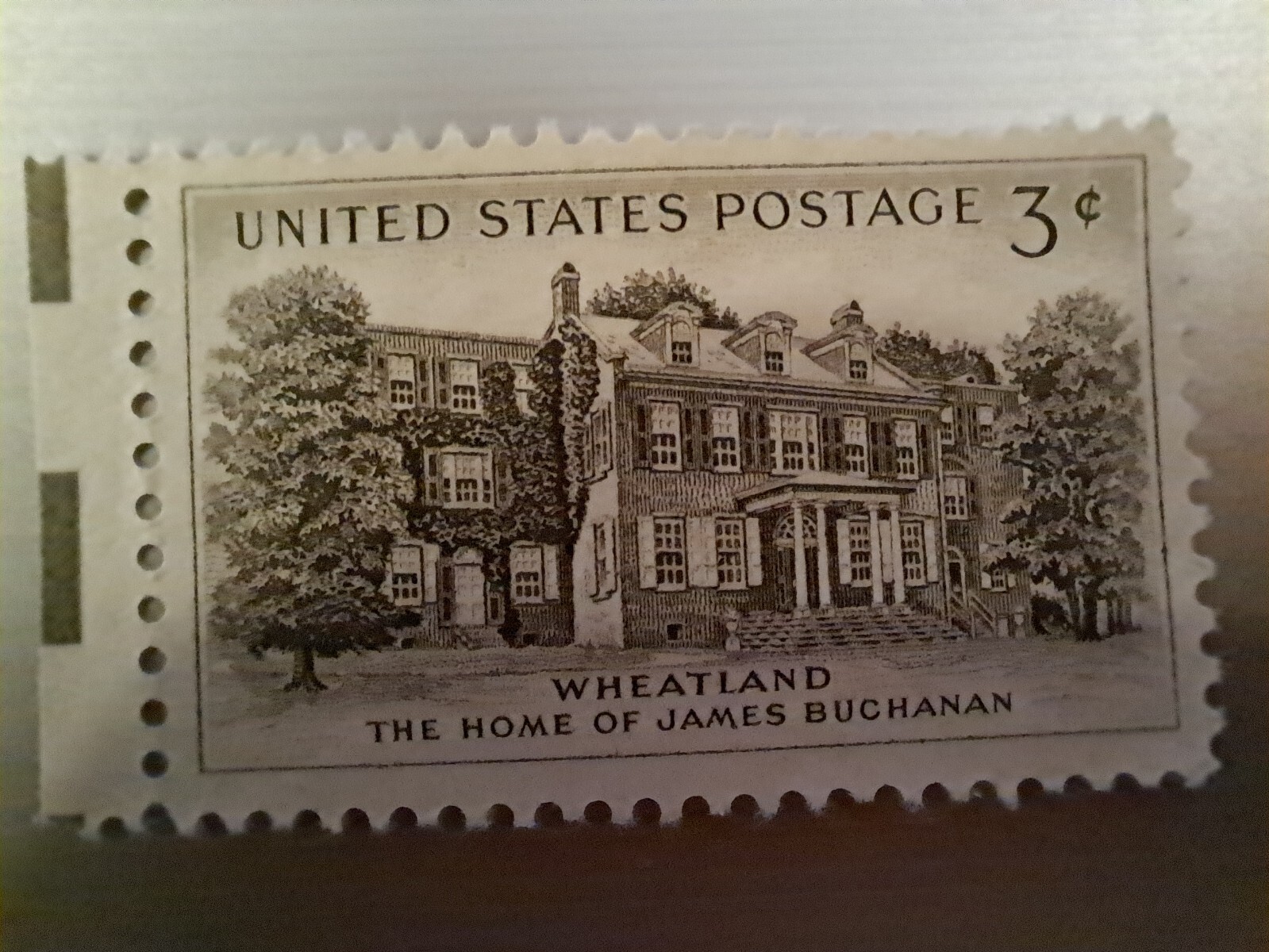 Vintage postage stamps; United States Postage 3 cents Wheatland, James ...