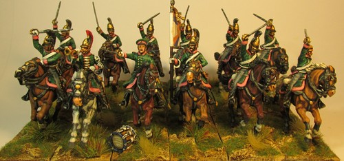 12x28mm Perry miniatures painted Russian Napoleonic Dragoons Moscow ...
