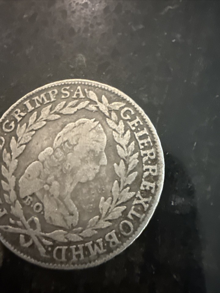 AUSTRIA 1765 20 Kreuzer Coin. Mint Mark Is a B. Well Marked Circulated ...