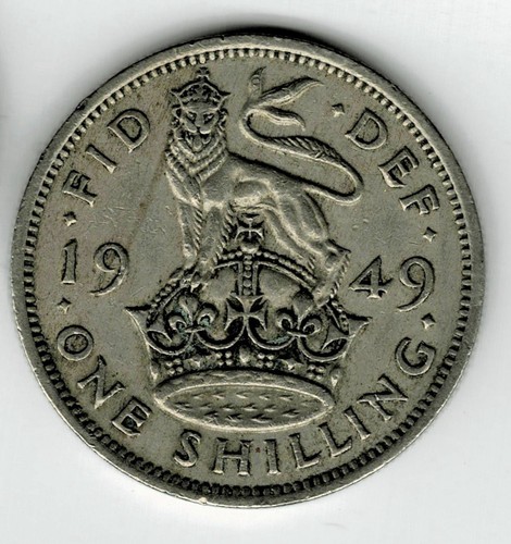 United Kingdom Great Britain 1 Shilling 1949 KM#876 Coin | eBay