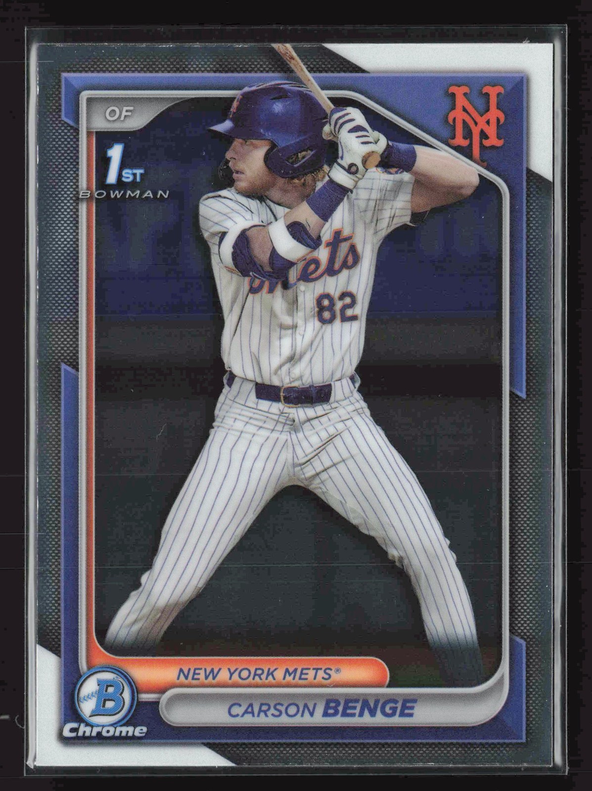 2024 Bowman Draft - Chrome - #BDC-28 Carson Benge - New York Mets | eBay