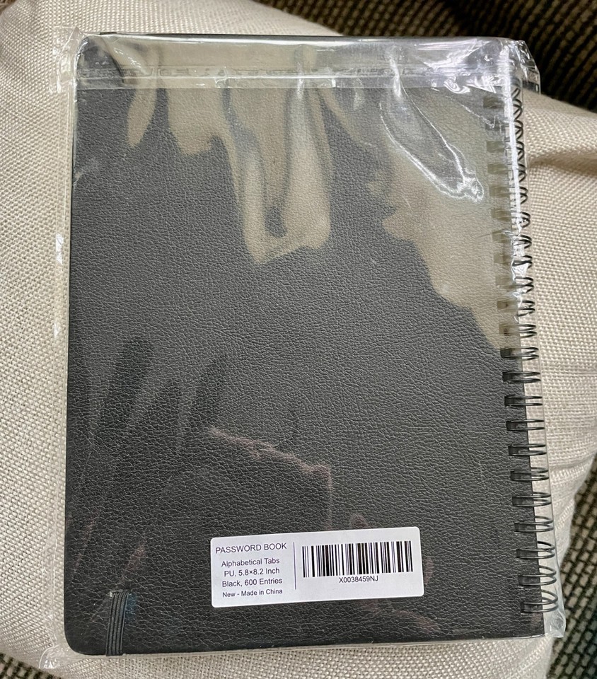 NEW Password Book - Alphabetical Tabs 5.8x8.2 Inch Password Keeper A-Z ...