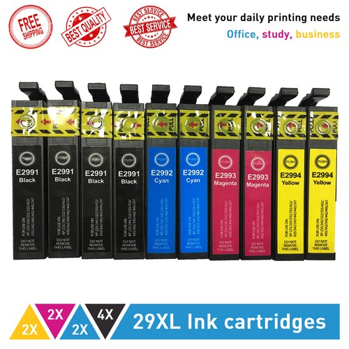10 Ink Cartridges For Epson 29XL XP235 XP245 XP 335 XP432 XP442 XP435 ...